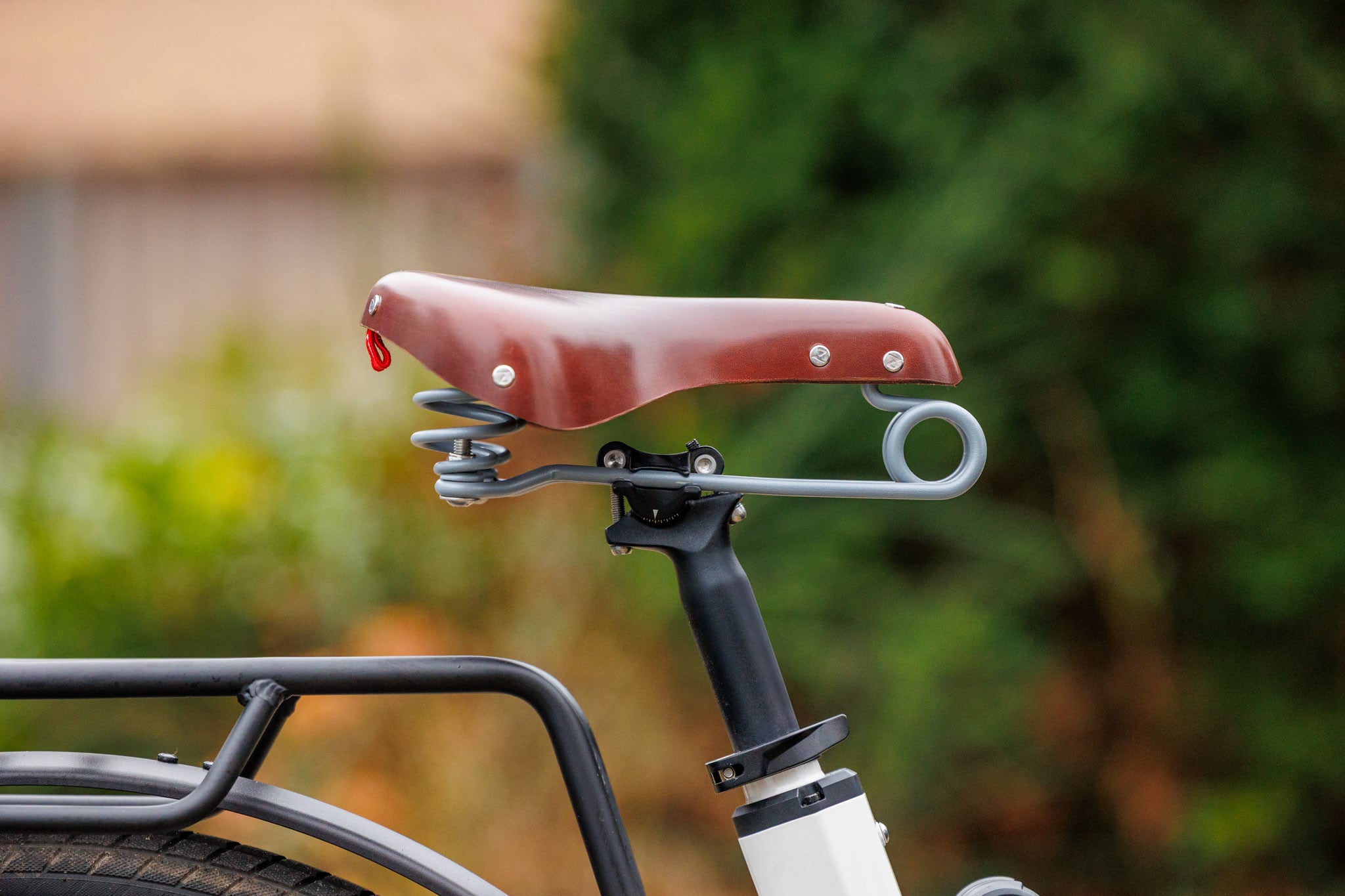 Zadelman Classic. Leren fietszadel met een klassieke uitstraling.